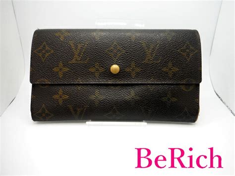 【楽天市場】ルイ ヴィトン Louis Vuitton 三つ折り 長財布 モノグラム ポルト フォイユ インターナショナル M61217 Lv