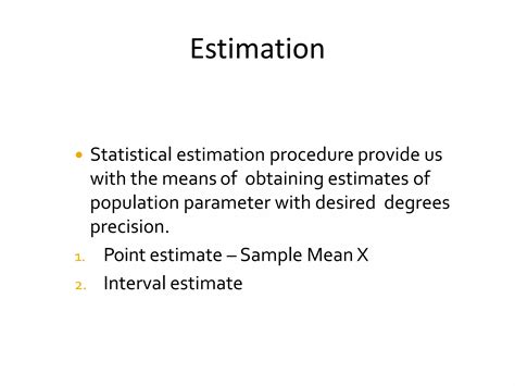 Topic 8 Hypothesis Testing One Sample Test Z Pptx