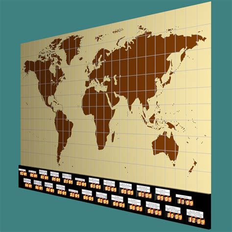 World Map Clock Daz 3d Forums