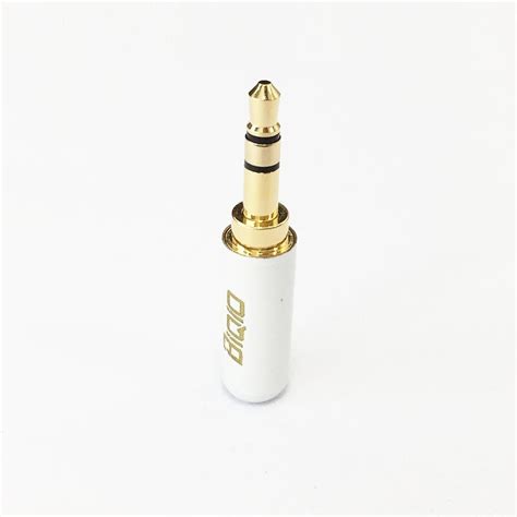 2 Piezas 3 5mm Conector Macho De Doble Canal Auric Grandado