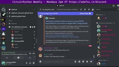 Circuitpython Weekly Meeting For May 27 2025 Circuitpython