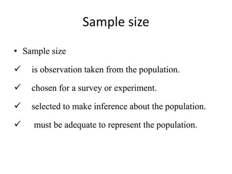 Sampling Method And Sample Size Determination Pptx