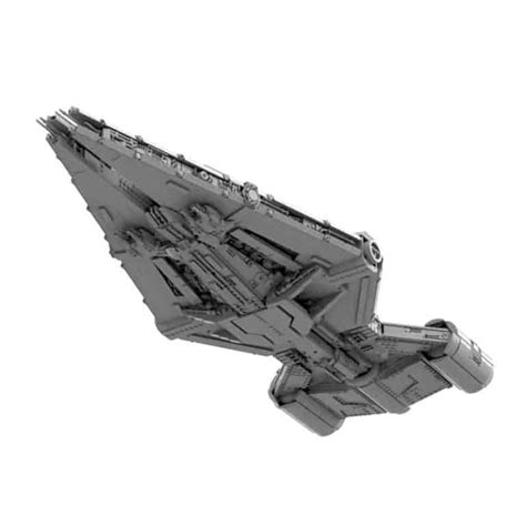 Star Wars Mandalorian Class 546 Light Cruiser Moc Ucs 5281pcs Building