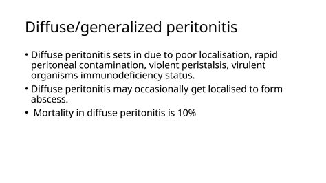 Approach To A Patient With Peritonitis Pptx