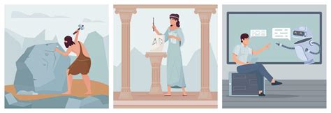 Writing Historic Evolution Compositions 31983949 Vector Art At Vecteezy