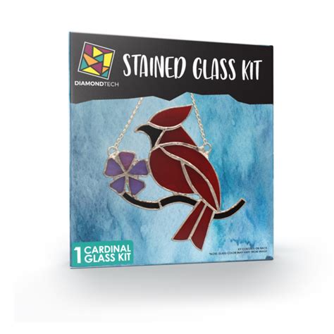 Stained Glass Kit Cardinal Diamond Tech Crafts
