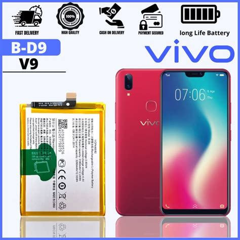 แบตเตอรี่ แท้ Vivo V9y85 Battery Model B D9 สินค้ารับประกัน⏳ 6 เดือน