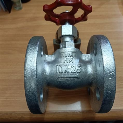 Jual Globe Valve Stop Valve Uap Steam Dn25 1 10k Flange Mall Hitachi