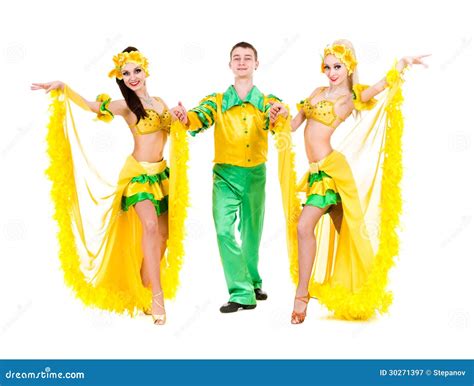 Het Sexy Carnaval Dansers Dansen Stock Afbeelding Image Of Exotisch Diego 30271397