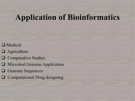 Bioinformatics And Its Scope In Biotechnology Pptx