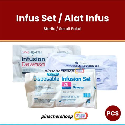 Jual Infuset Dewasa Selang Infus Set Medis Infusan Steril Sekali Pakai P10 Shopee Indonesia