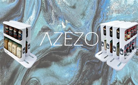 Azezo 1pk Spice Rack Organizer For Cabinet Slide And Rotate Maximize Vertical