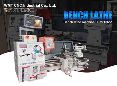 2022 Wmt Small Manual Lathe Benchtop Cjm0632v Variable Speed