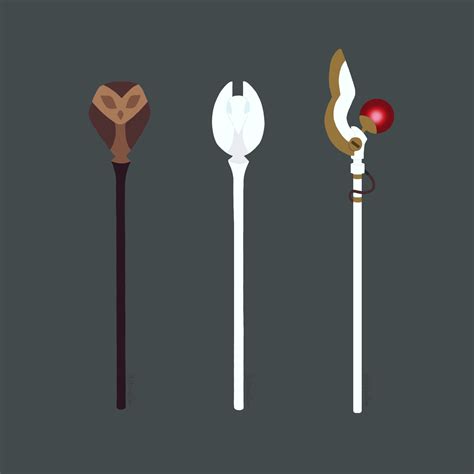 Artstation The Owl House Staffs
