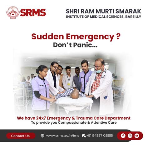 Srms Hospital Your Safe Haven In Emergencies Srms Ims Bareilly