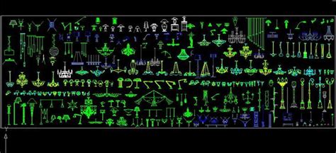 دانلود طرح اتوکد انواع منابع نورپردازی مصنوعی آبجکت اتوکد لوستر هالوژن چراغ Artofit