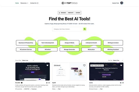 Top 100 Ai Tools Ai Tool Directory