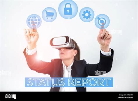 Inspiration Showing Sign Status Report Word Written On Update Summary Of Situations As Of A