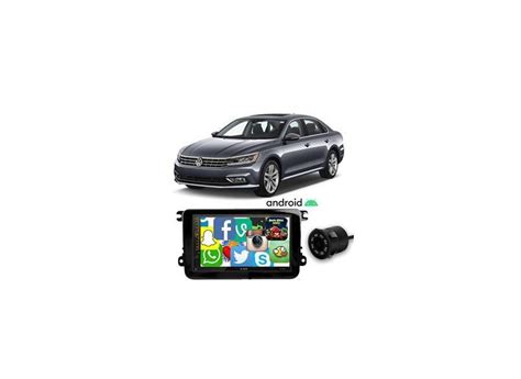 Central Multimídia Volkswagen Passat 2012 A 2016 7 Polegadas Sistema Android Gps Bt Usb Sd Fm