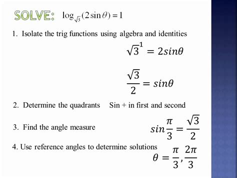 Solving Trigonometric Equations Worksheet Answers Inspirational Solving