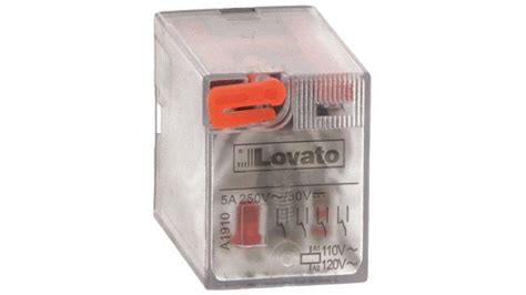 Hr604cd024 Lovato Plug In Non Latching Relay 24v Dc Coil 5a Switching Current 4pdt Rs