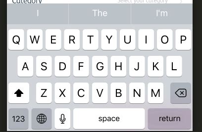 Ios Keyboard Language Selection Doesn T Show With UITextField Stack Overflow