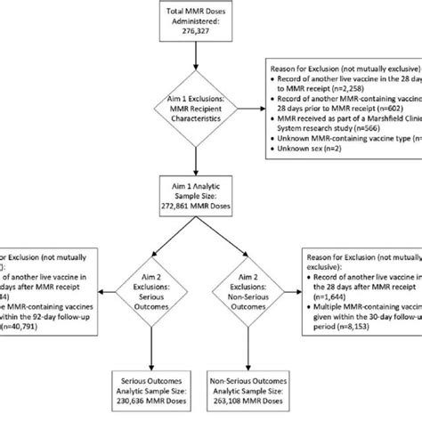 Analytic Sample Size And Exclusions By Study Aim Abbreviation Mmr
