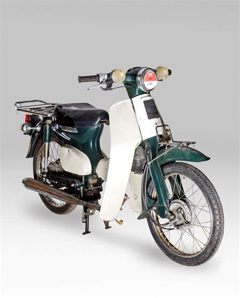 Honda Super Cub C50 Rolling Frame Groen · Fourstrokebarn Honda And Parts