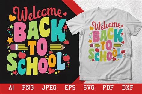 Back To School Tshirt Graphic By Akmalforu · Creative Fabrica