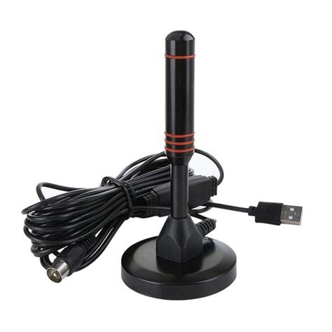 Antena De Camera Pentru Tv Digital Hda 515usb Amplificator Incorporat Rf Vhf Uhf Dvb T2