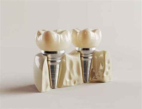 An Illustration Of The All On 6 Prosthesis System Supported By Implants