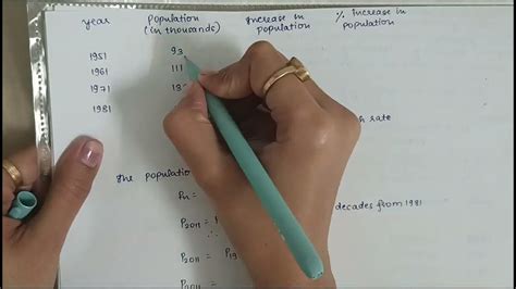 Population Forecasting Methods With Solved Numericals Youtube