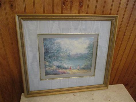 Nora Debolt Vintage Signed Framed Print 17 12 X 15 12