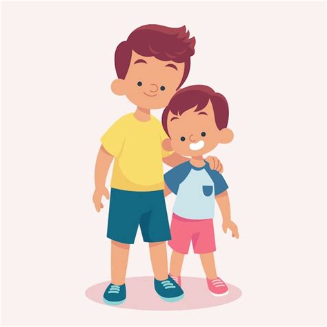 Two Brothers Clipart