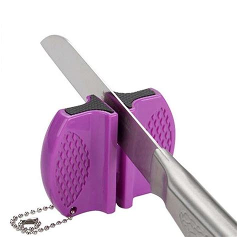 Knife Sharpener With Key Chain Easy To Use And Safe