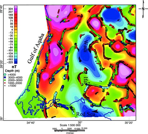 Euler Deconvolution Of The Upward Continued 2000 M Aeromagnetic Map