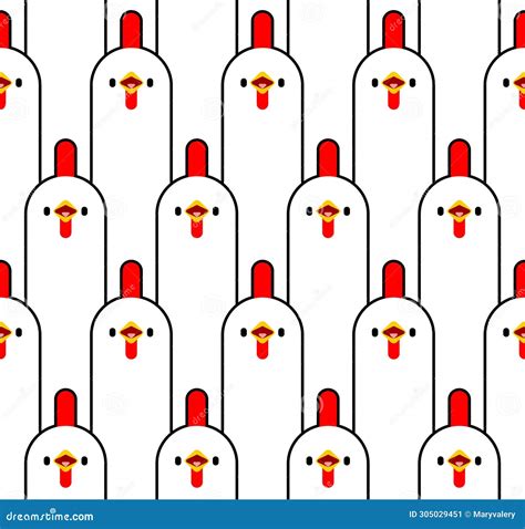 Seamless Chicken Fried Legs Pattern Vector Meat Cartoon Background