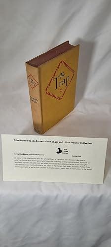 The Trap By Delfino Cinelli Very Good Minus Hardcover 1930 First