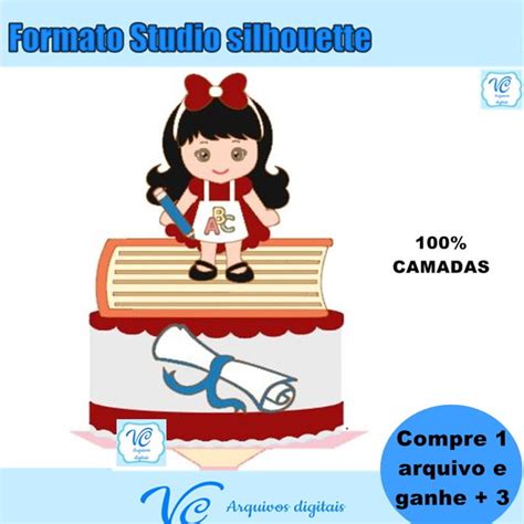 224 Arquivo De Corte Topo Formatura Abc Em Camadas No Elo7 Compre 1 Avalie E Ganhe 3 Vc