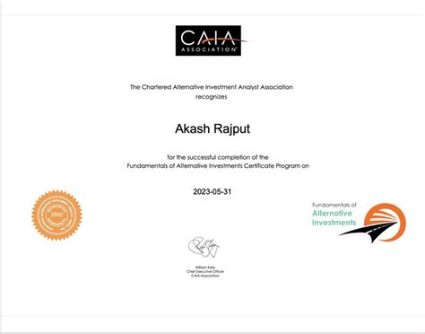 Akash Rajput On Linkedin Investments Alternativeinvestments Caia Hedgefunds Realestate