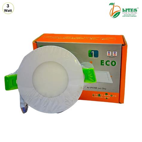 3w Eco Panel Light Red At ₹ 87piece Flat Led Panel Light In