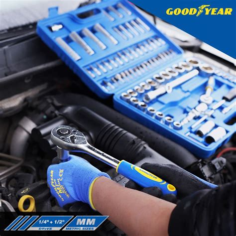Goodyear 94 Pc Socket Set Avron Direct