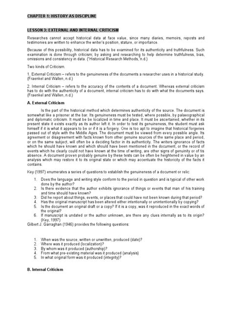 chapter 1 lesson 3 external and internal criticism pdf credibility