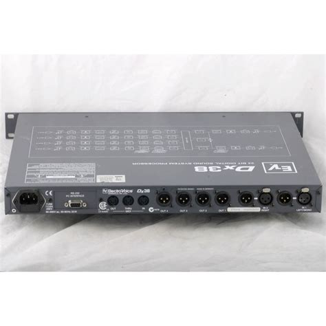 Electro Voice Ev Dx38 Programmable 24 Bit Digital Sound System Processor