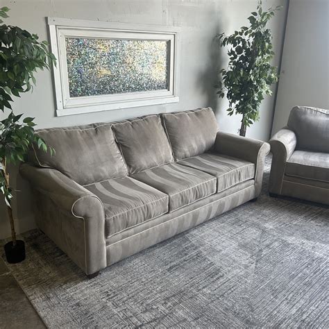 Havertys Gray Couch Set Free Delivery Couchcycled Ft Worth