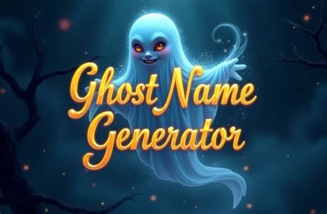 Ghost Name Generator Create Spooky Names In Seconds