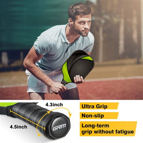 Buy Grm By Gonex Pickleball Paddles Set Of 4 Usapa Graphite Pickleball Set With 4 Lightweight