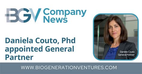 Daniela Couto Biogeneration Ventures Simon J Clark