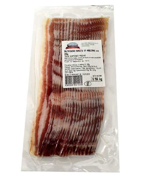 Brala Posedarska Narezana Panceta Delikatesa 130g Gligora