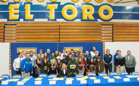 El Toro Celebrates Record Number Of Signees On Signing Day Orange